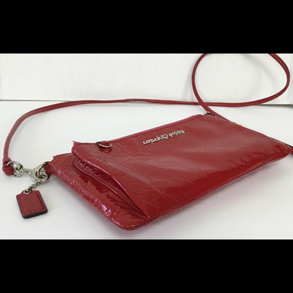 Coach | Bags | Coach Poppy Red Crossbody Purse | Poshmark